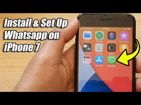 How to Install & Set Up WhatsApp on iPhone 7 - iOS 14/15 (Works In 2022)