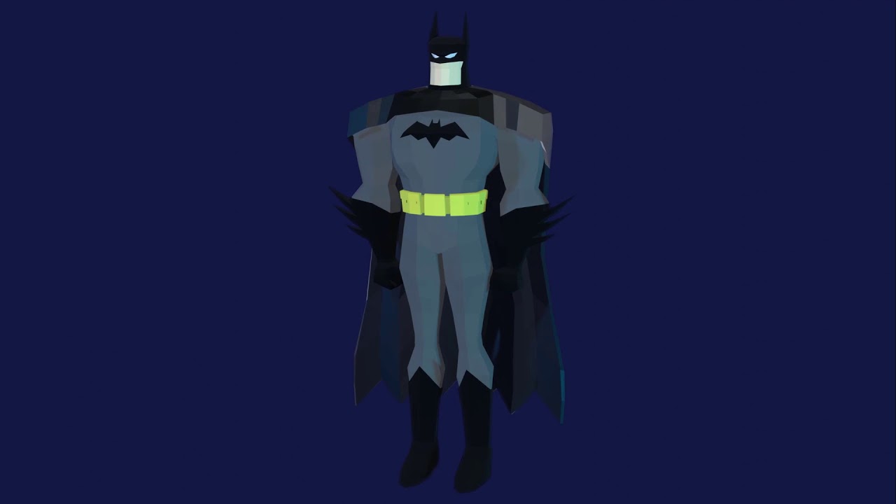 I AM (Low Poly) BATMAN | Different Textures Test - YouTube