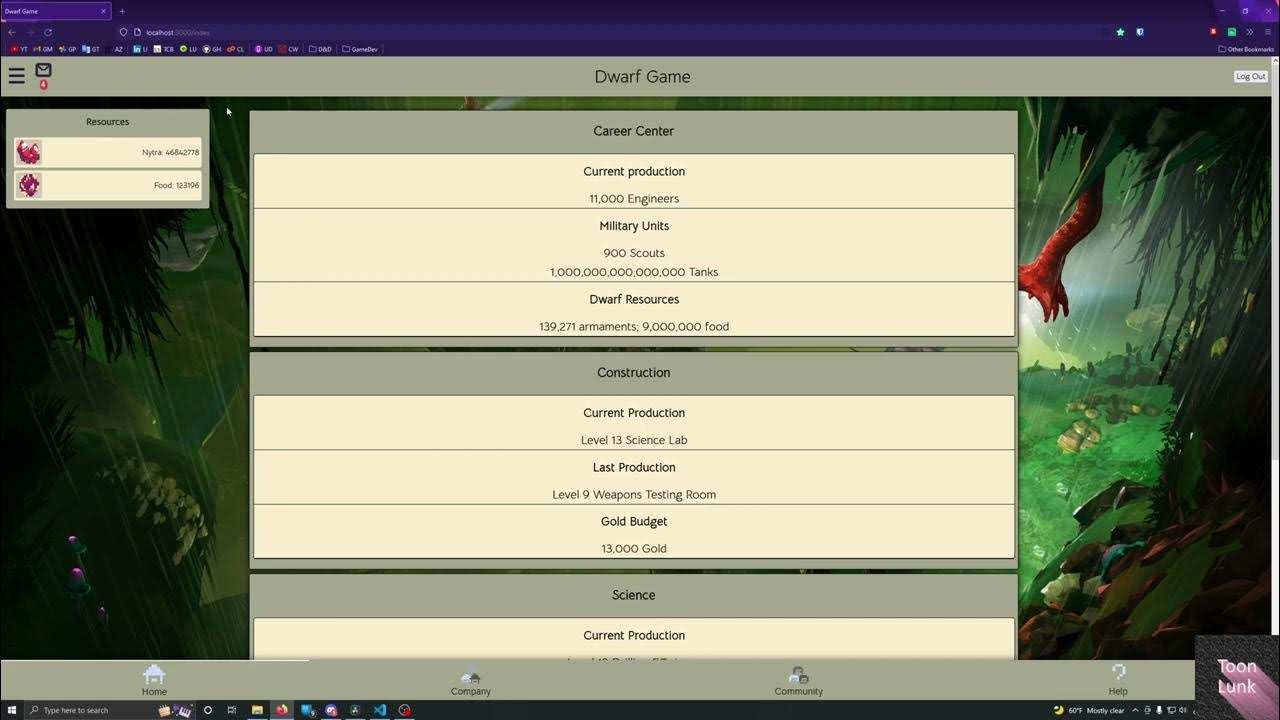 Dev Blog #4: Making a PBBG with NodeJS - Update 4 - YouTube