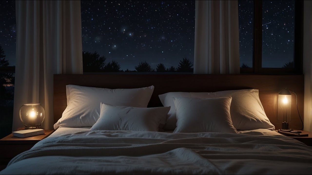 Starry Night Melodies: Calming the Mind for Restful Sleep - YouTube