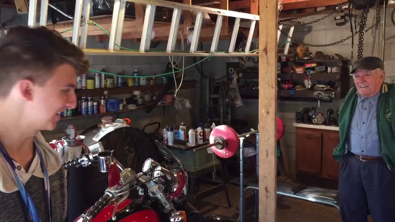 83 year old grandpa still lifting - YouTube