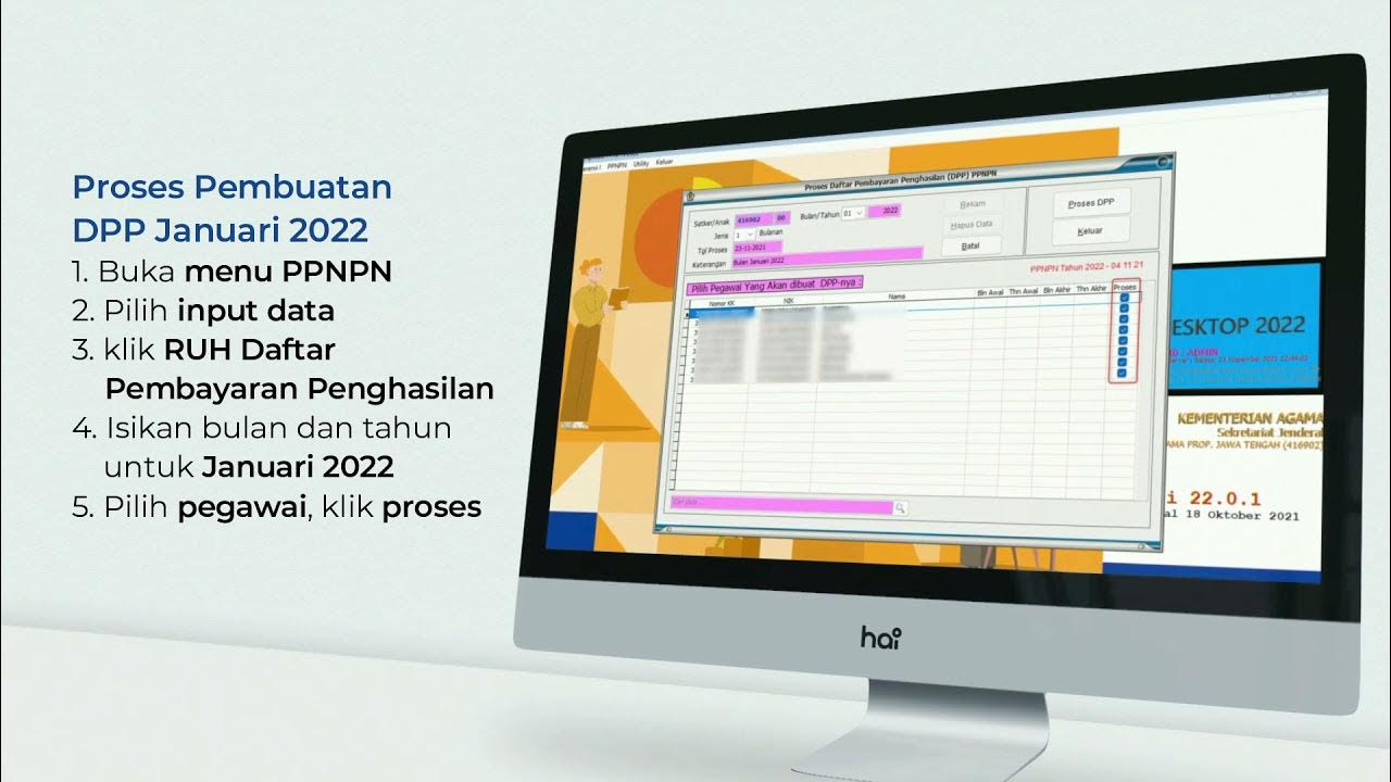 Pembuatan Pembayaran Penghasilan PPNPN tahun 2022 lanjutan bagi satker Non piloting - YouTube