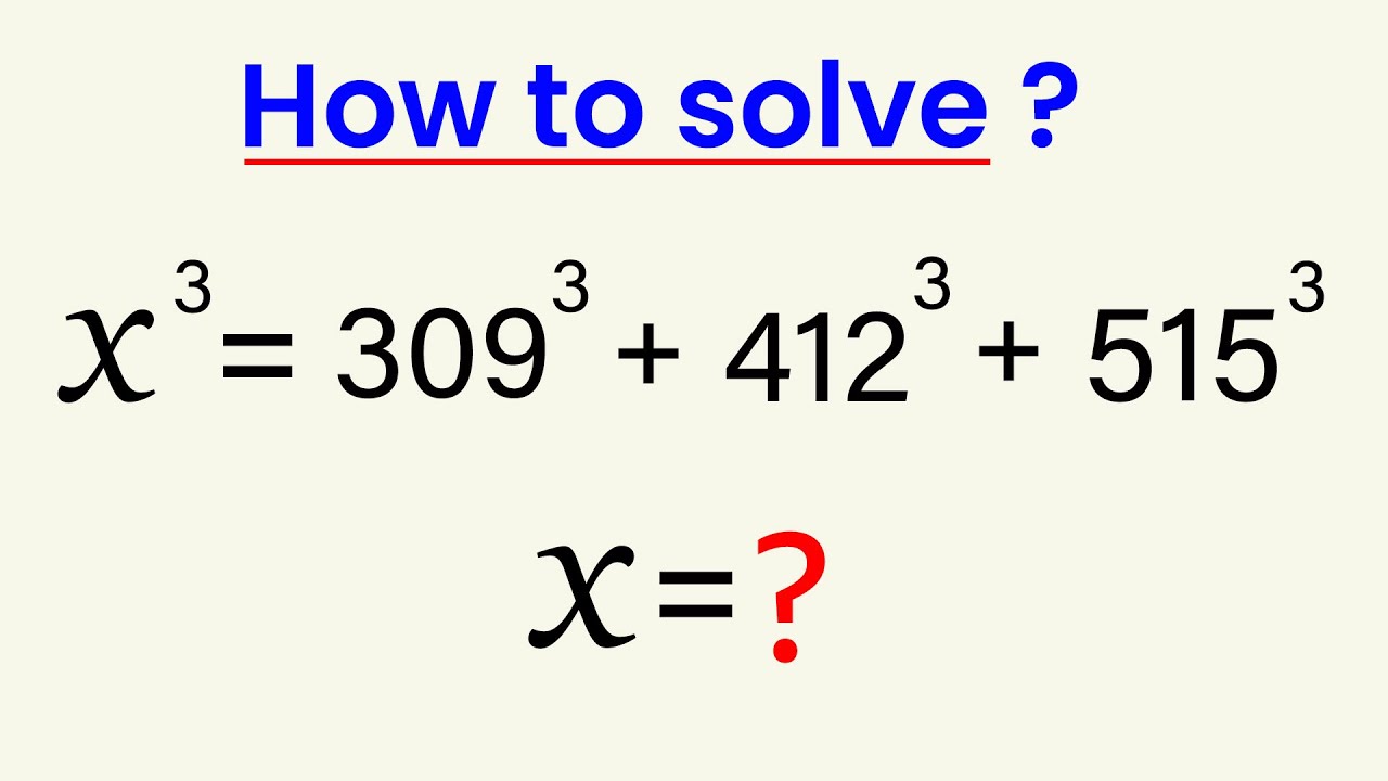 Calculate without Calculators | How to deal with it ? | Solve for X ...
