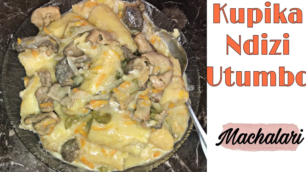 JINSI YA KUPIKA UTUMBO NA NDIZI/machalari : IKA MALLE - YouTube