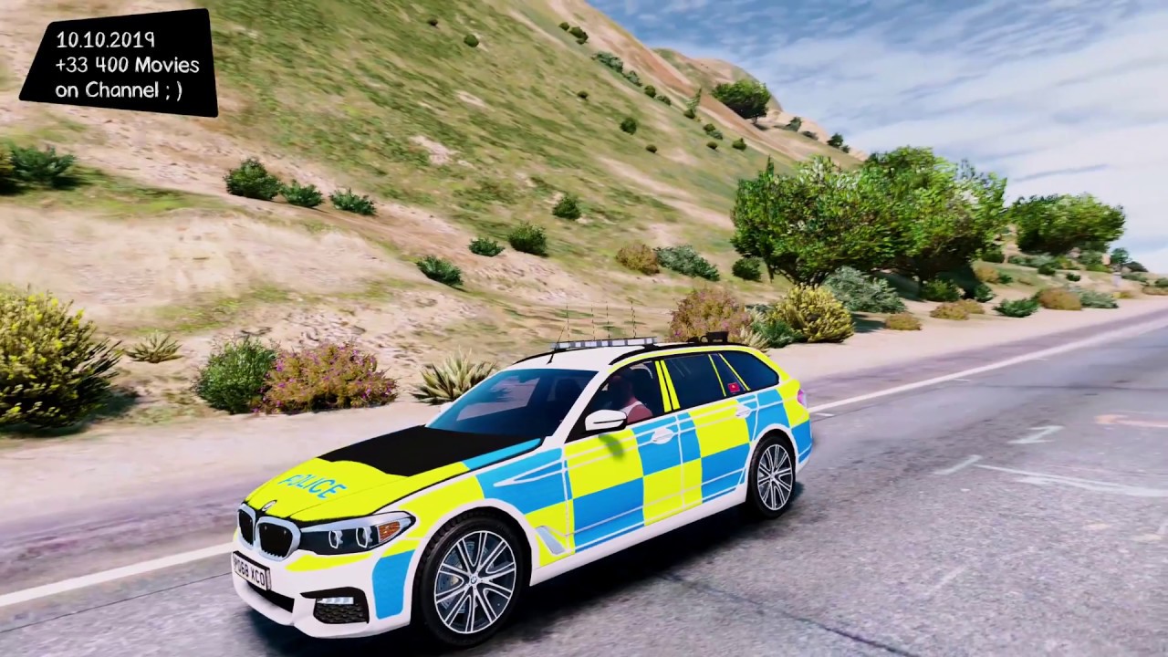 Police BMW 540i xDrive M-Sport Touring _REVIEW - YouTube