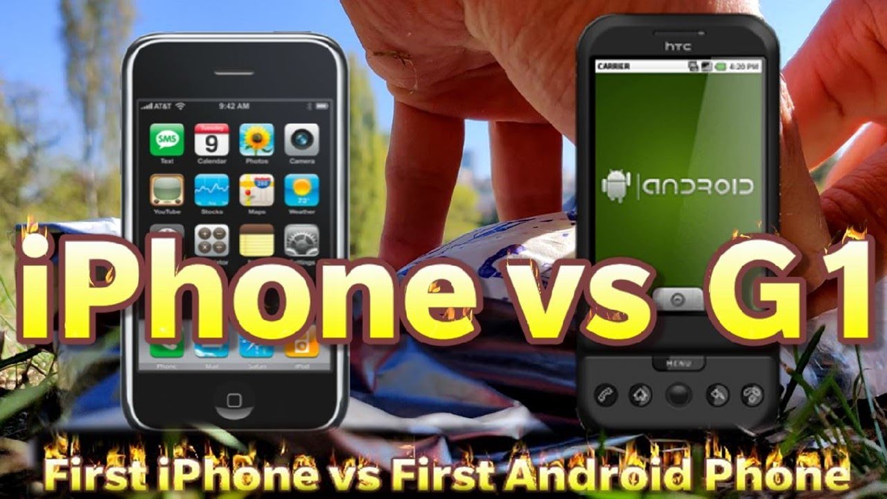 First iPhone vs First Android G1 Phone - 2019 review! - YouTube