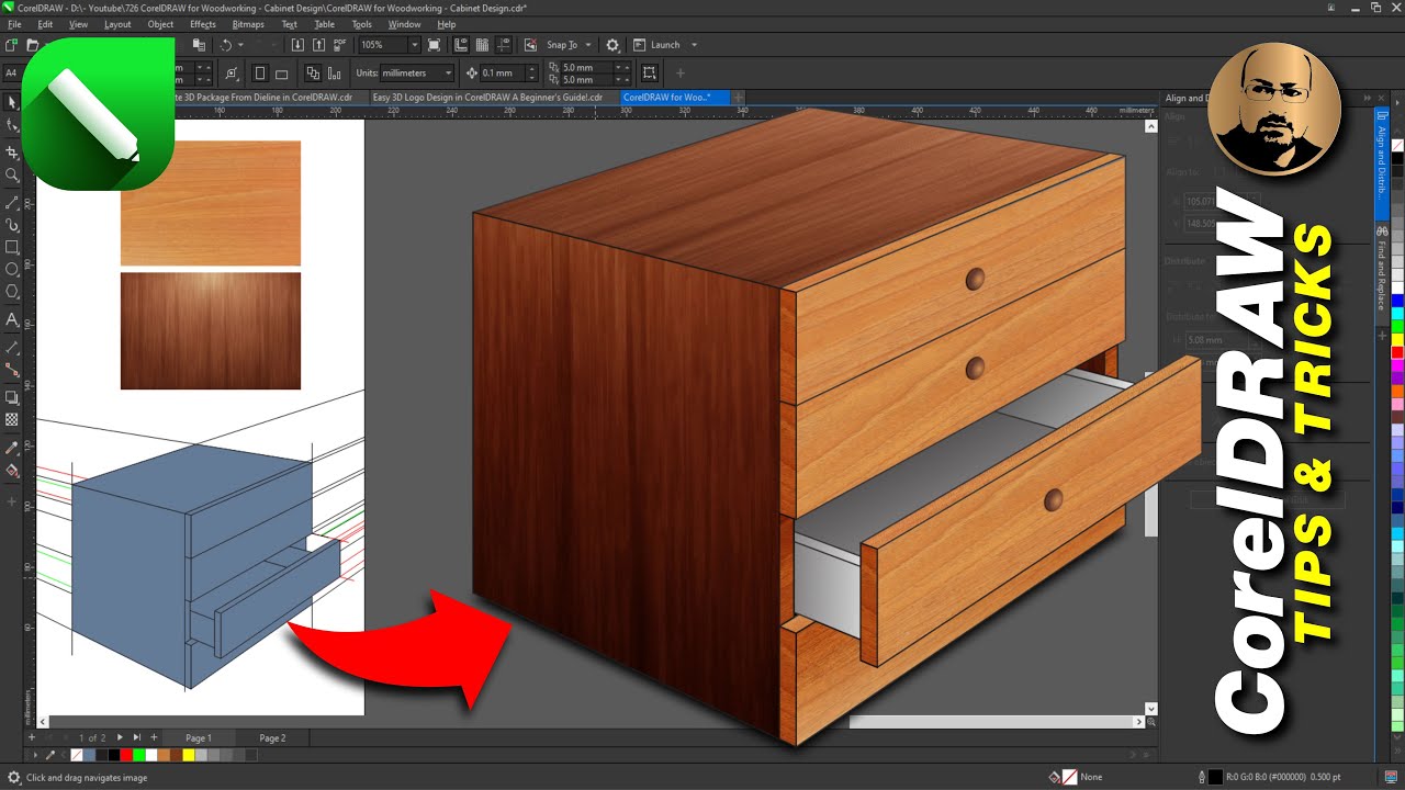 Turn Simple Lines into Jaw-Dropping 3D Design in CorelDRAW! 🔥 - YouTube