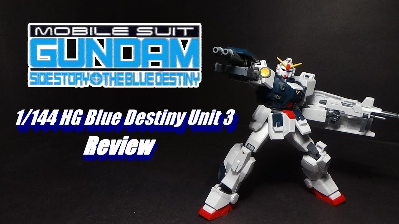 1/144 HGUC Blue Destiny Unit 3 "Exam" Review - YouTube