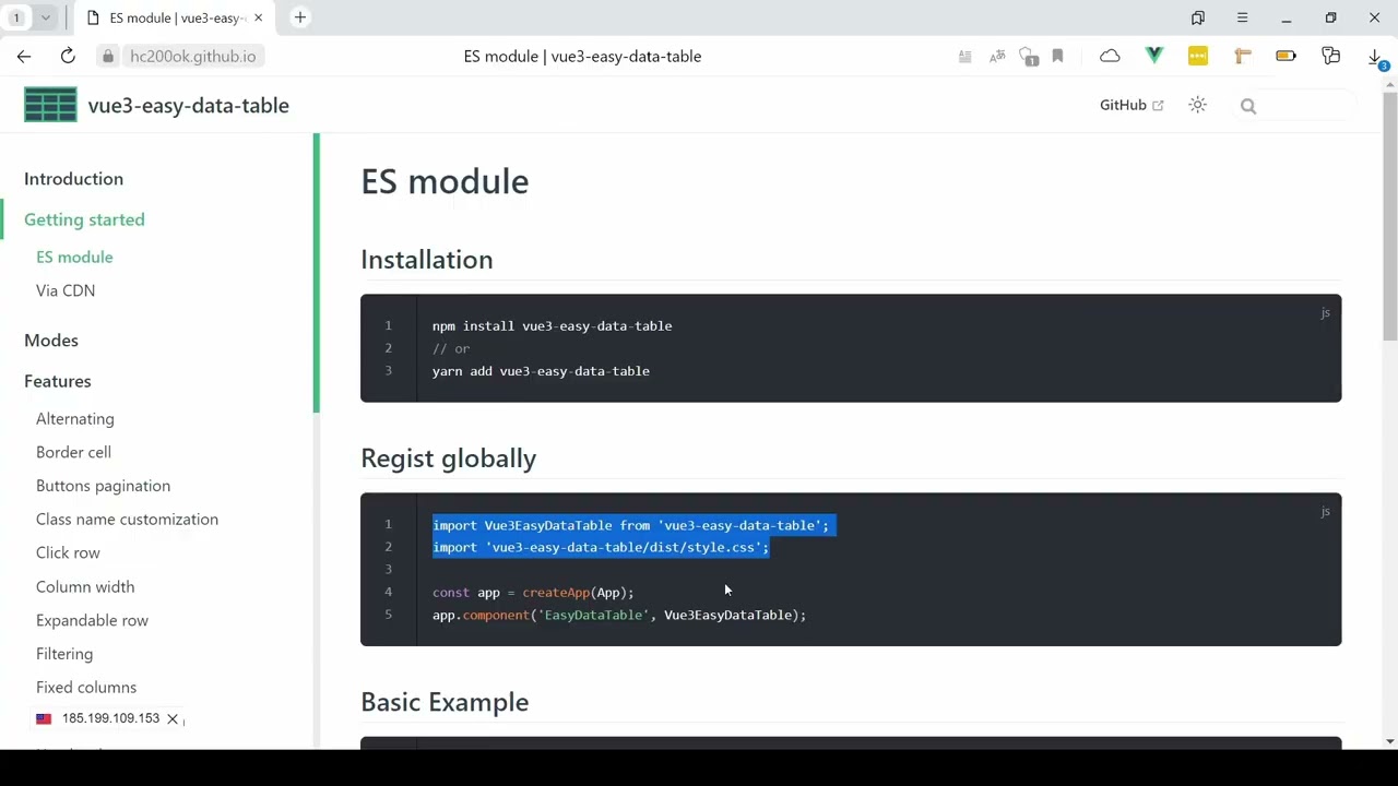 Vue3 Easy Data Table YouTube Vue3 Easy Data Table YouTube
