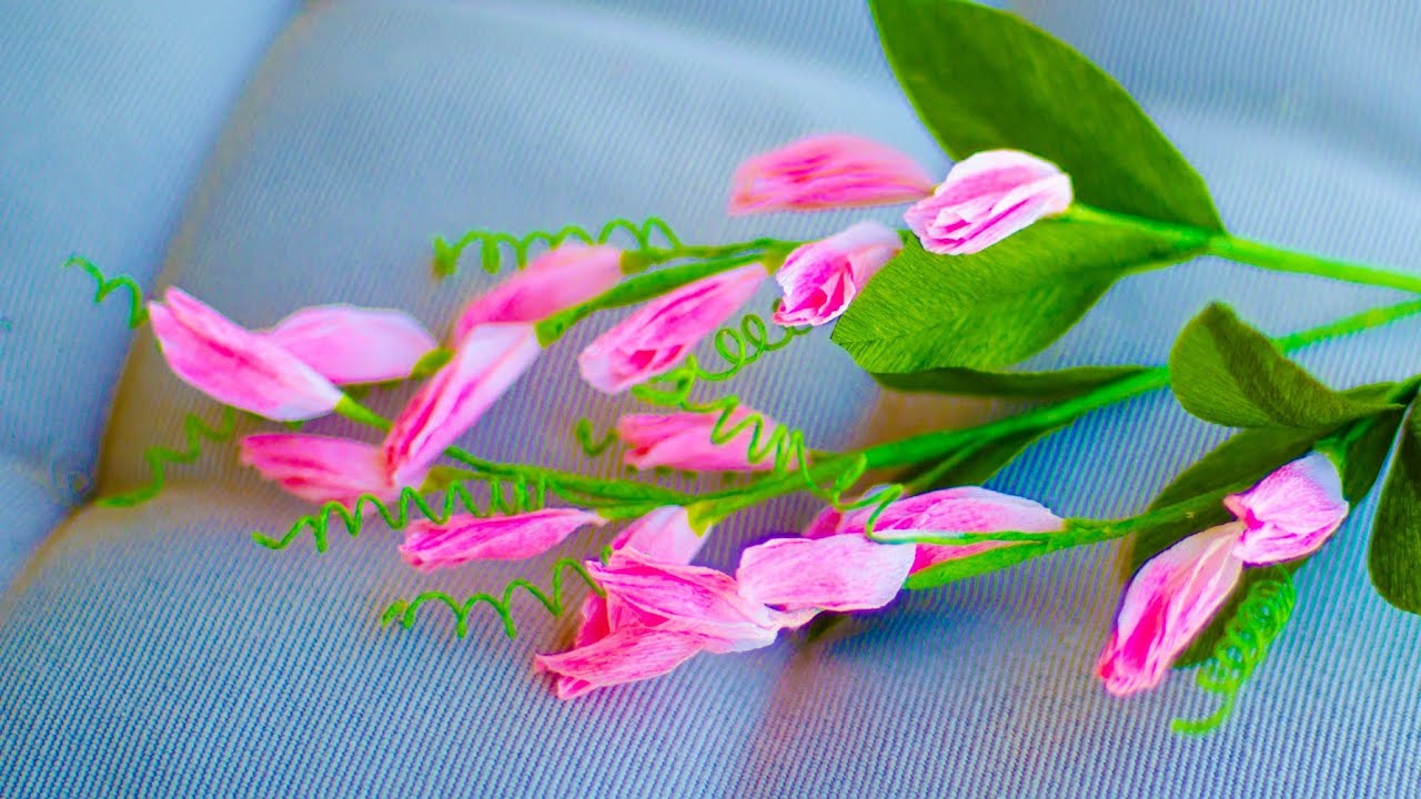 Forever Blooms | Crepe Paper Sweet Peas | DIY flowers | Handmade Paper ...
