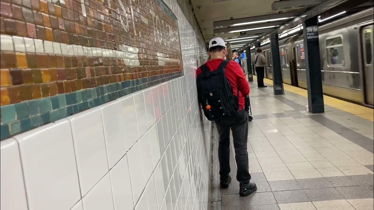 MTA New York City Transit | 1, 2 & 3 Train Action At 34th Street Penn Station - YouTube