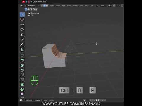 How To Invert The Bevel Quickly in Blender | Blender Tips and Tricks # ...