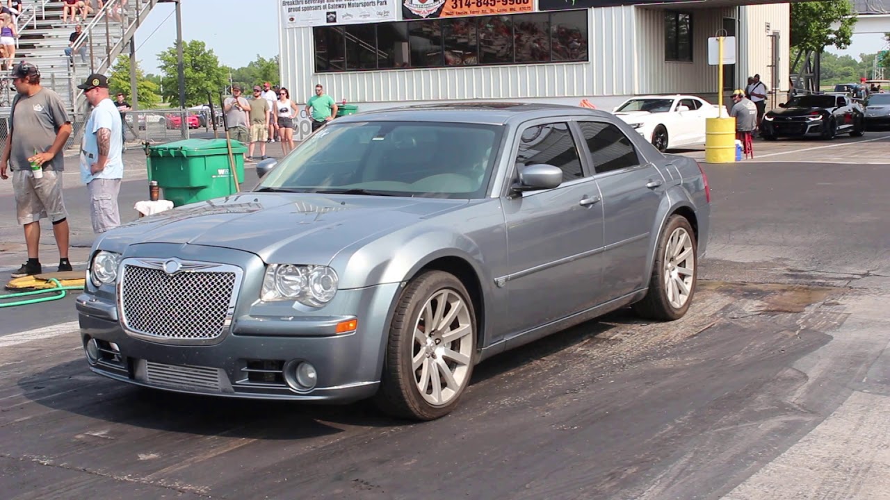 Single Turbo Chrysler 300 Goes To The Track For The First Time - YouTube