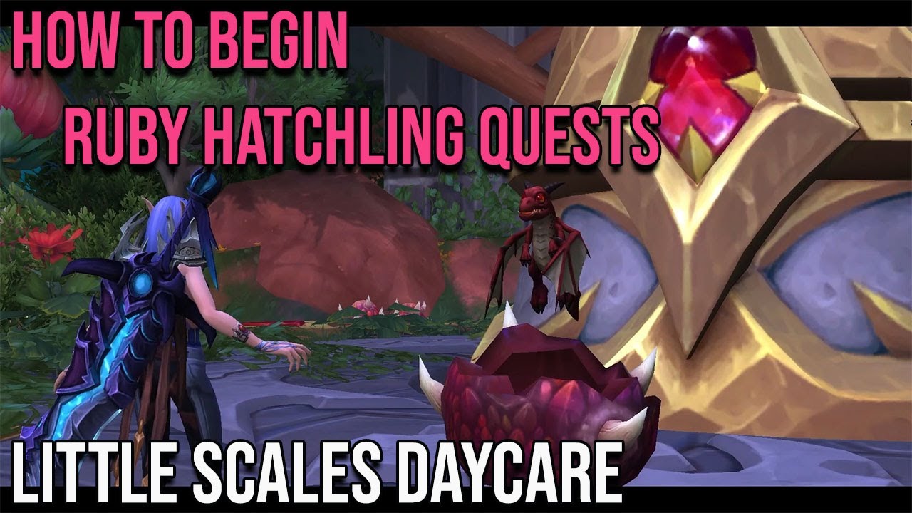 How to Begin the Ruby Hatchling Quests - WoW Dragonflight 10.1.5 - YouTube