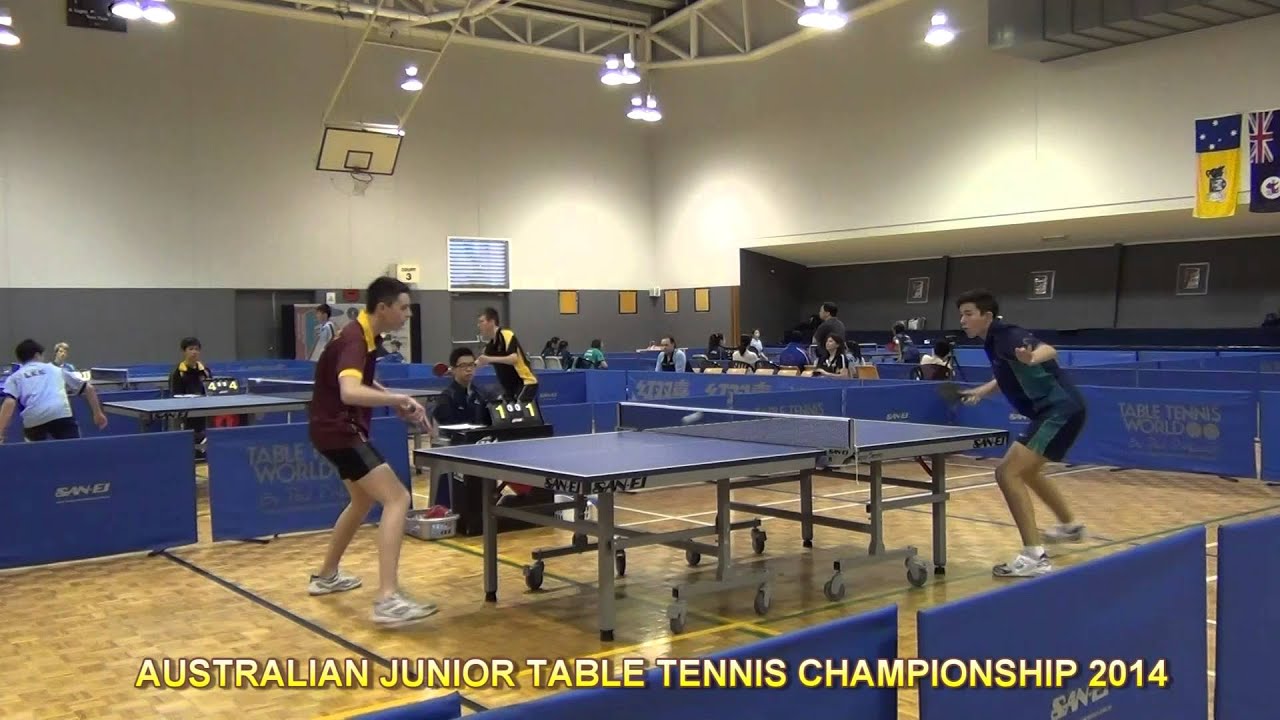 Australian Junior Table Tennis Championship 2014 - Highlights 1 - YouTube