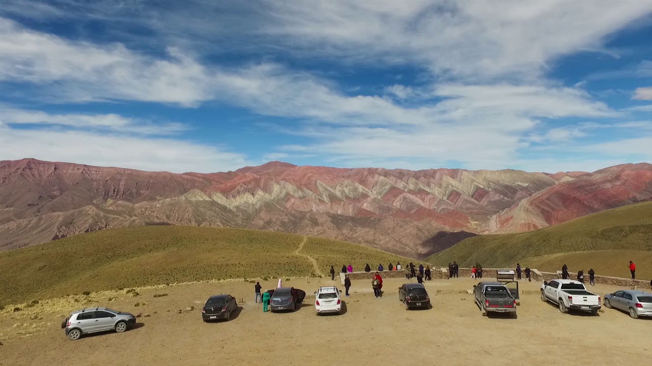 Serranias del Hornocal, Cerro de los 14 colores, Humahuaca, Argentina ...