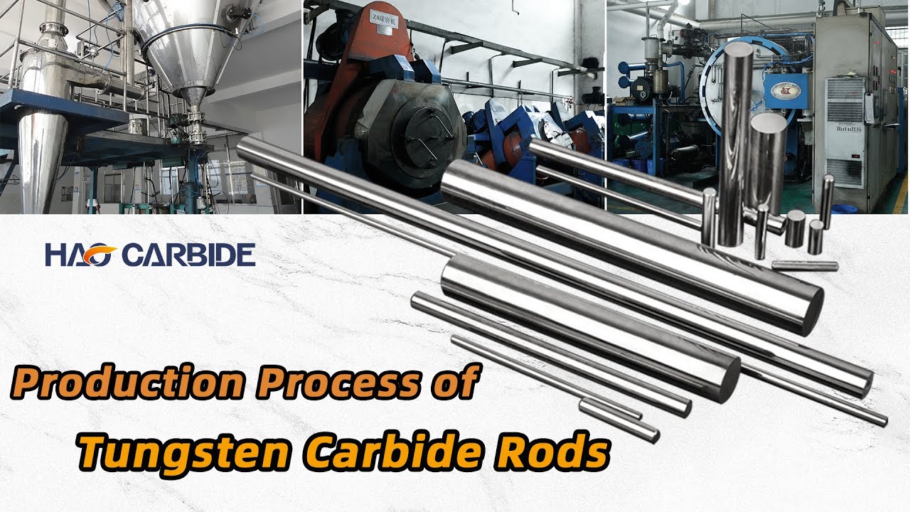 Production Process of Tungsten Carbide Rods - YouTube
