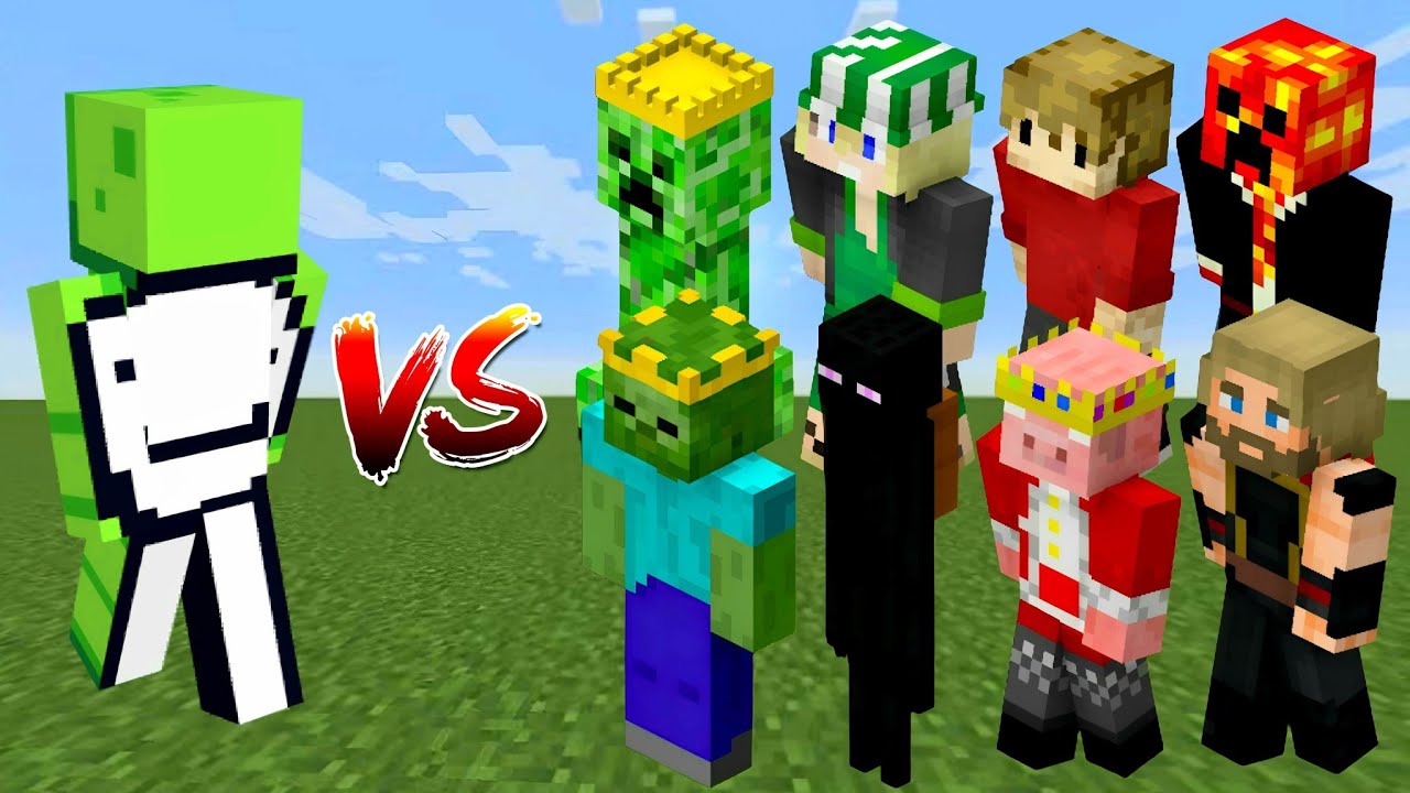 Dream VS. ALL BLOXY MOBS IN MINECRAFT! (Epic Mob Battle) - YouTube