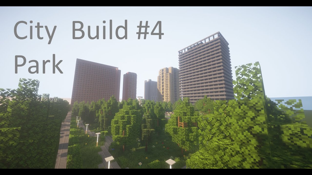 minecraft | city build | park | 公園 | EP4 - YouTube