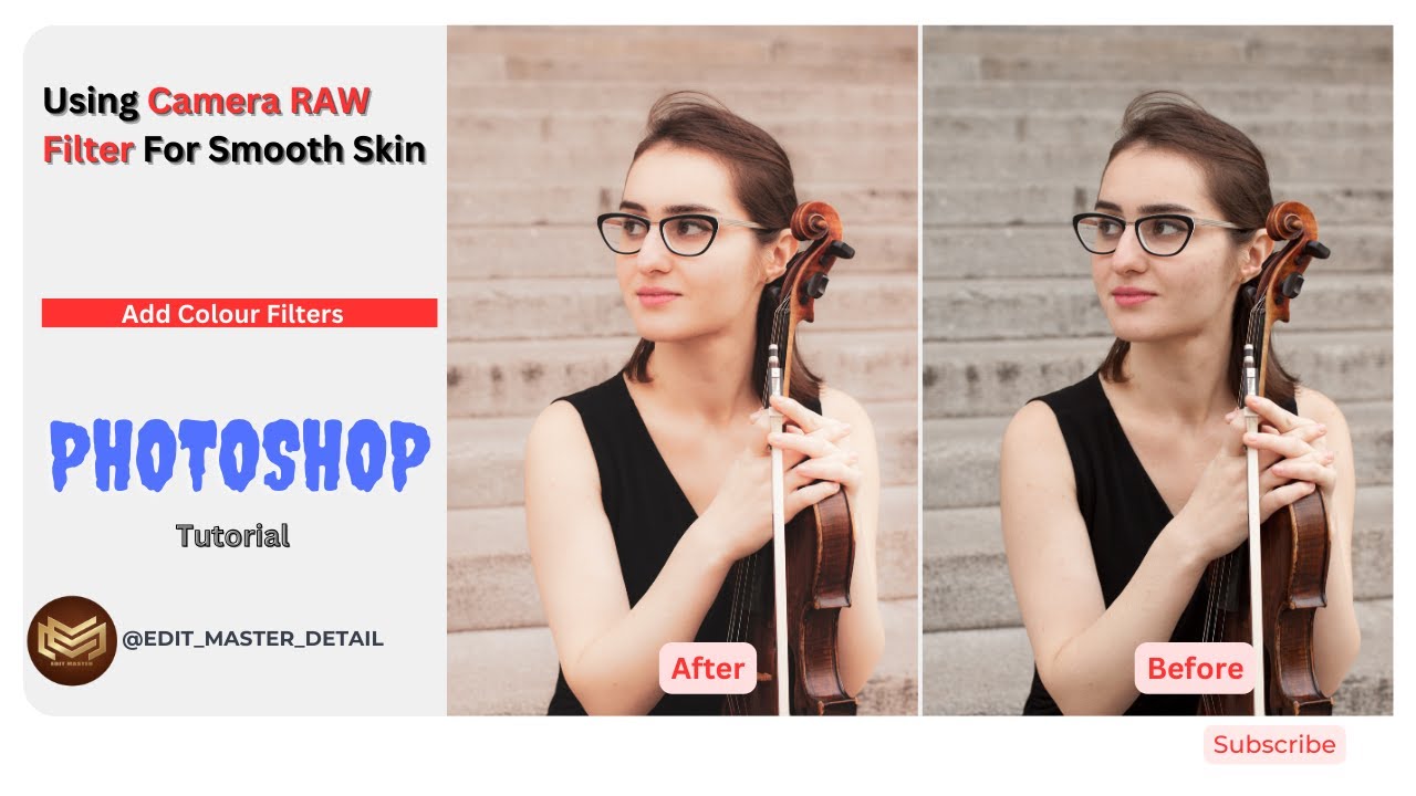 Smooth Skin For Camera Raw | Camera raw | adobe camera raw - YouTube