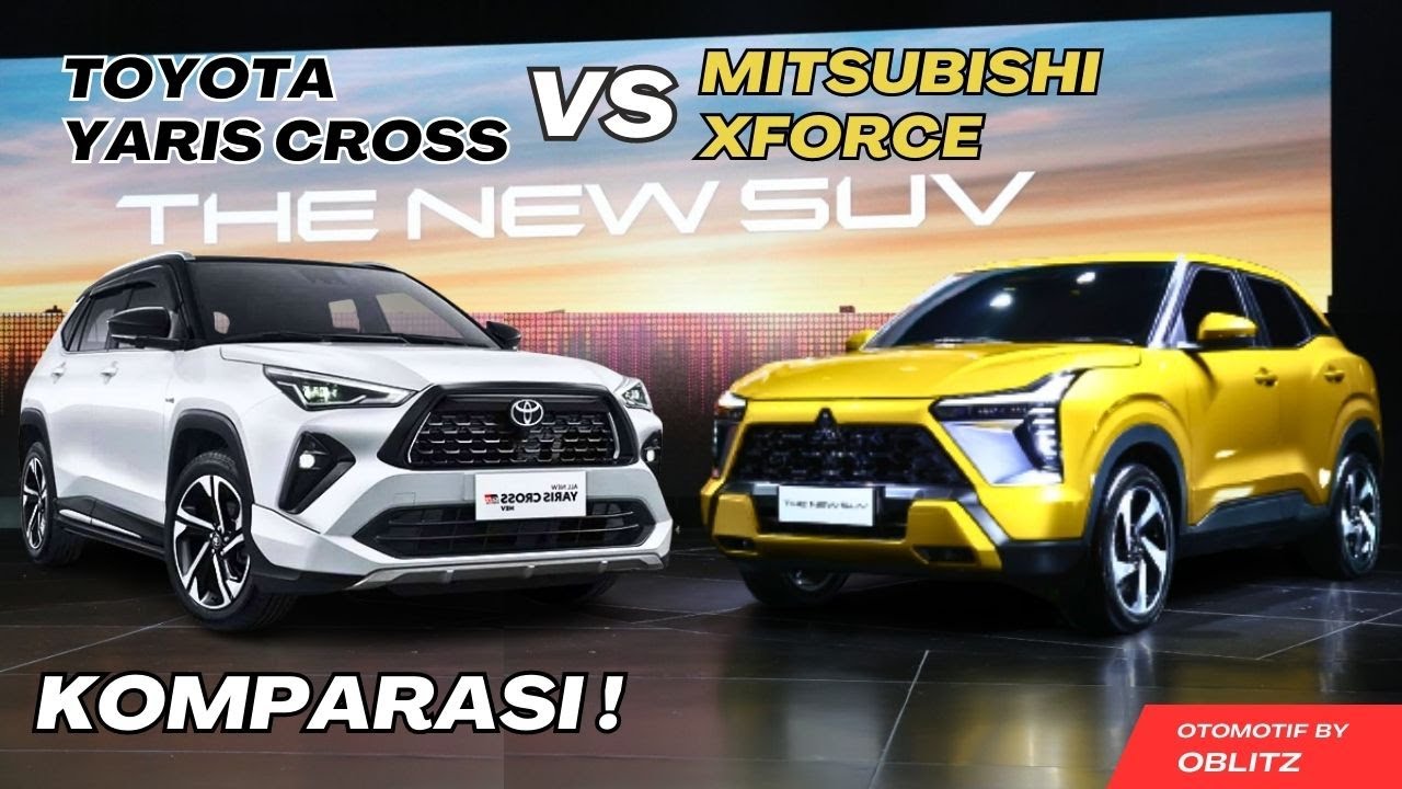Mitsubishi SUV Xforce VS Toyota Yaris Cross KOMPARASI ‼ BIKIN HRV KETAR ...