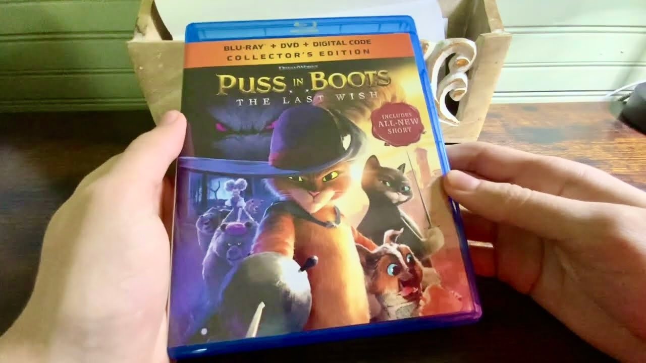 Puss in Boots The Last Wish Blu-Ray Showcase - YouTube