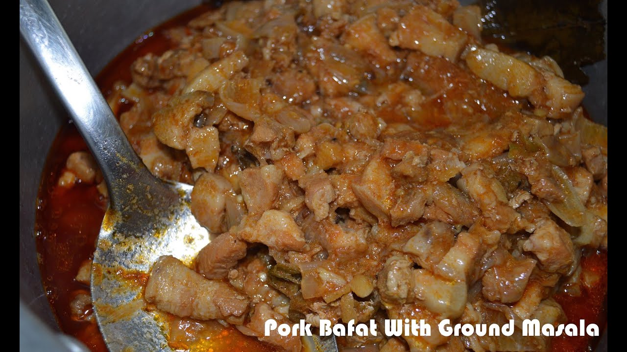 Pork Bafat With Ground Masala - Mangalorean Traditional Recipes -Home ...
