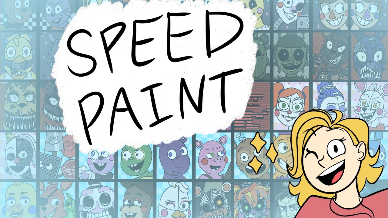 FNAF UCN Roster SPEEDPAINT - YouTube