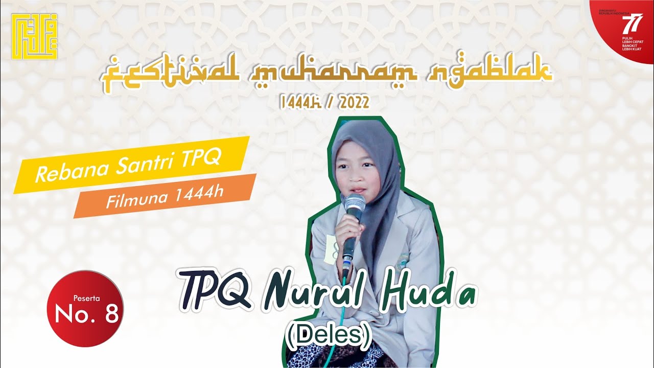Festival Rebana | TPQ Nurul Huda (Deles) | FILMUNA 2022 - YouTube