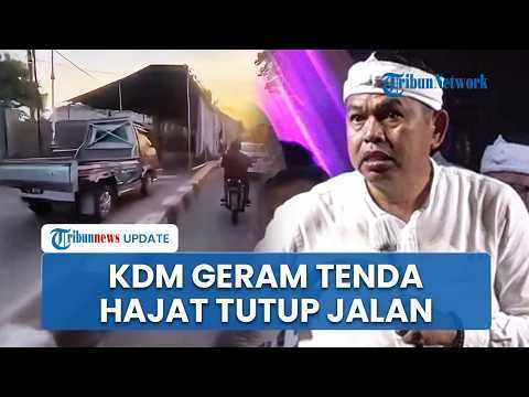 Viral Tenda Hajatan Tutup Jalan Provinsi di Majalaya, Dedi Mulyadi Geram Minta Ditertibkan