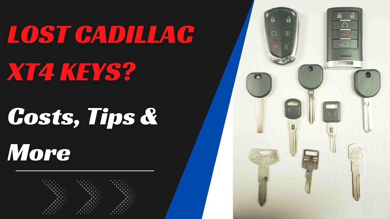 Cadillac XT4 Key Replacement - How to Get a New Key. (Tips to Save ...