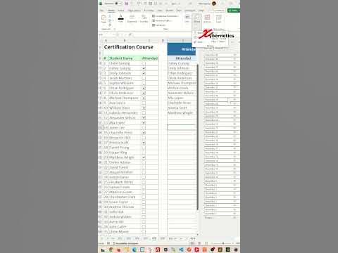 Select all checkboxes at once in Excel - Excel Tips and Tricks - YouTube