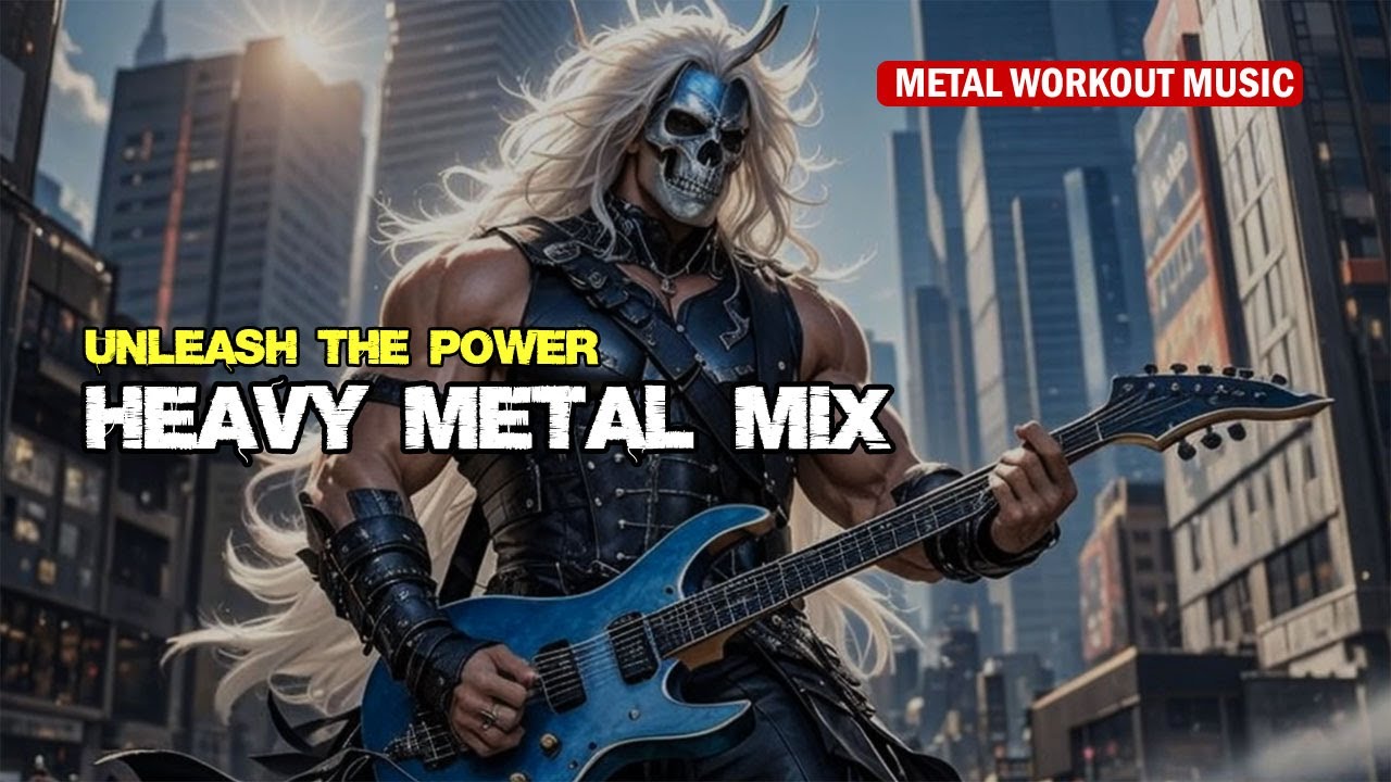 Fitness, Workout, Gym Motivation 🔥 Heavy Metal Instrumental 🎸 Workout ...