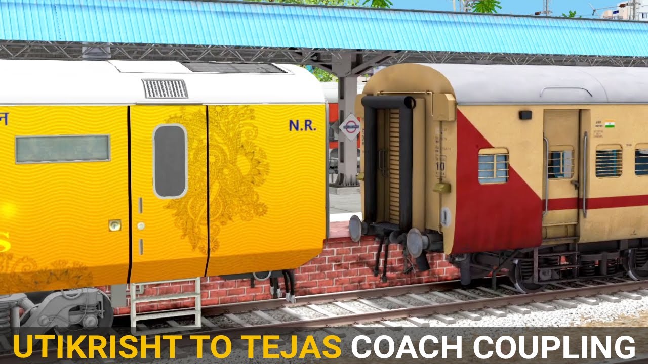Utkrisht to Tejas Coach Coupling | Train Simulator | Indian Train ...