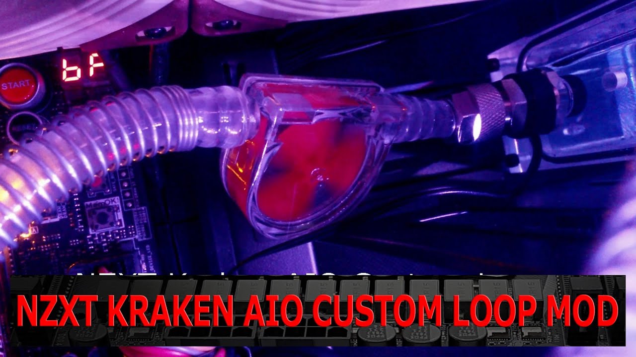 NZXT Kraken AIO Custom Loop Mod Ergebnis (Video zur Anleitung) - YouTube