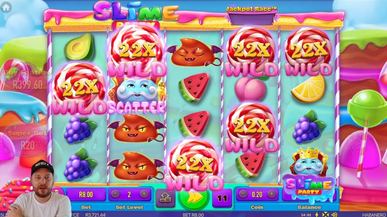 Slime Party New Slot First Look - Chasing a Big Win - YouTube