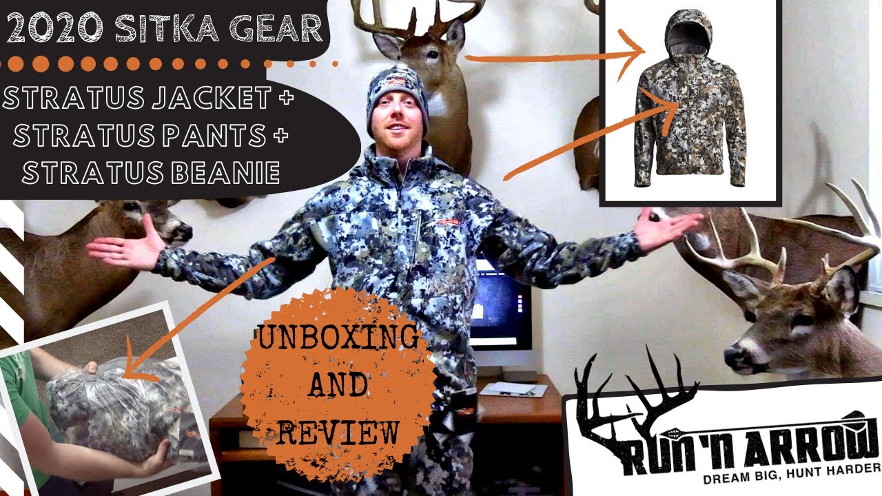 SITKA GEAR STRATUS JACKET STRATUS PANTS STRATUS BEANIE REVIEW - YouTube