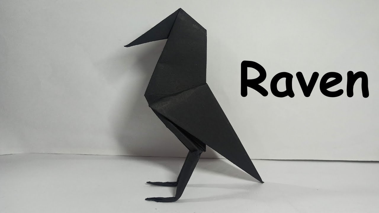 Origami Paper Raven: Step-by-Step Tutorial for a Majestic and ...