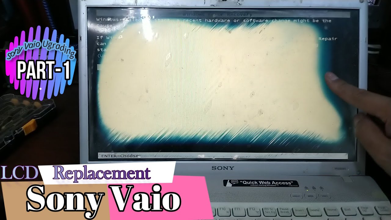 Sony Vaio LCD Replacement - YouTube