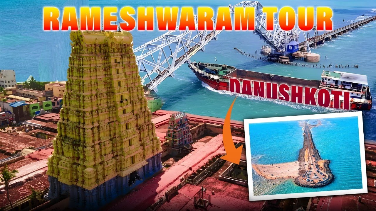 Rameshwaram Full Tour | Rameshwaram Temple | Pamban Bridge ...