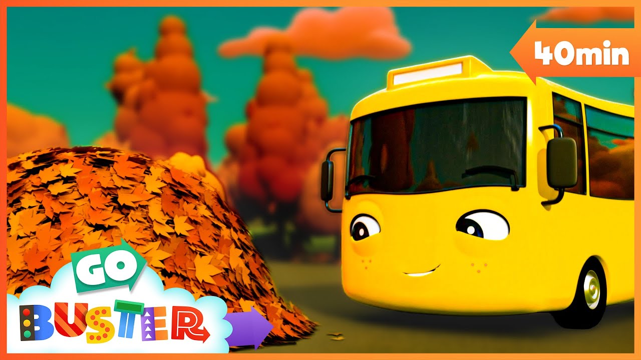🍁 Autumn HIDE AND SEEK! 🍁 BEST OF @Go Buster🚍 | Lellobee Friends | Kids ...
