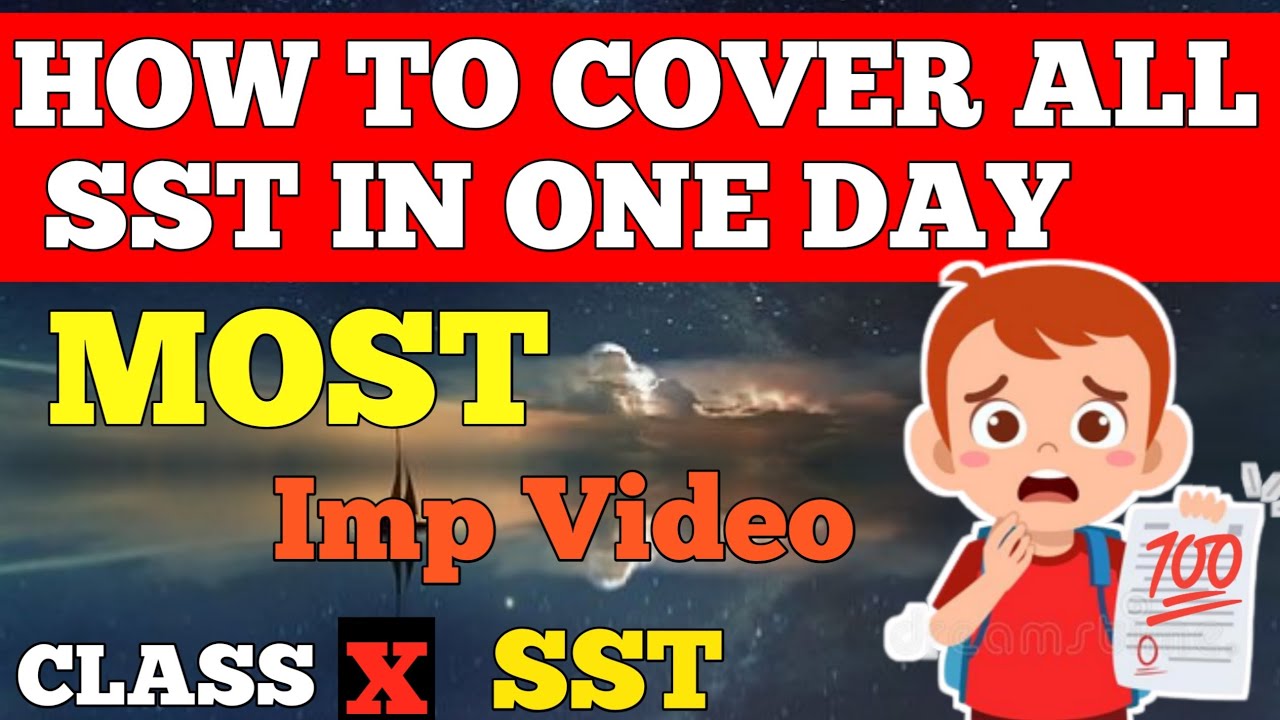 HOW TO COVER ALL SST in One day || SST || Class 10 - YouTube
