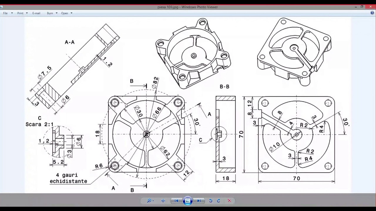 Modelarea unei piese in CATIA v5 tutorial video explicat detaliat 6 ...