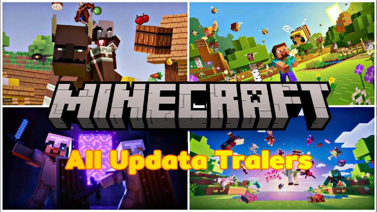 **All** Minecraft Updata Tralers | 1.1-1.20 Update | - YouTube