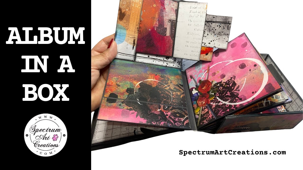 Album in a Box with interactive pages, pockets & flips GIFT CARD ...