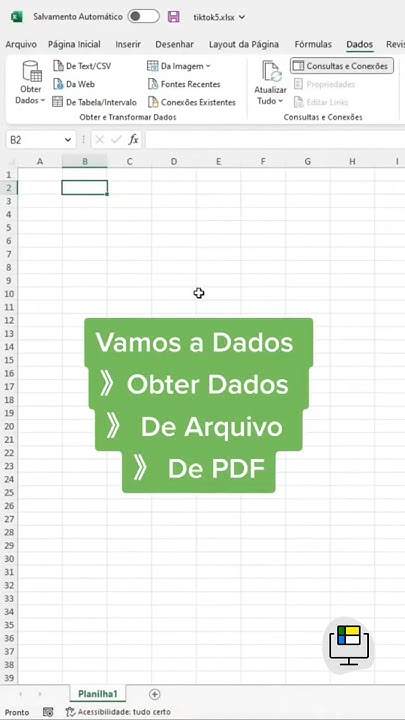 Como passar os dados do PDF para Excel #shorts - YouTube