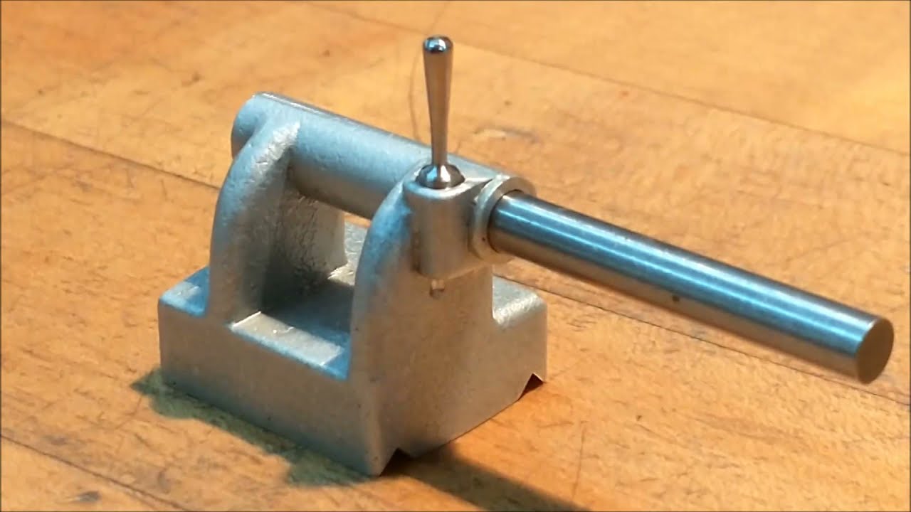 Miniature Tail Stock Spindle Lock - Design Change - YouTube