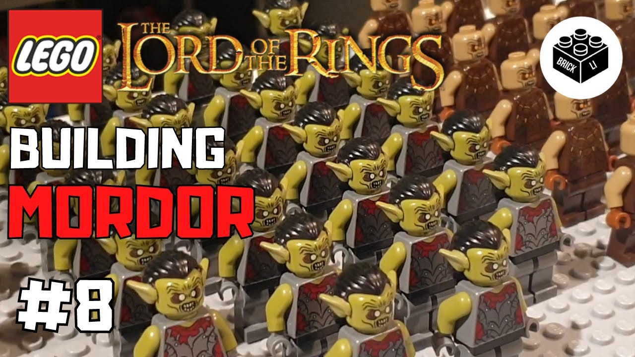 LEGO LOTR: Building Mordor in LEGO || Episode 8: Huge Minfigure Haul ...