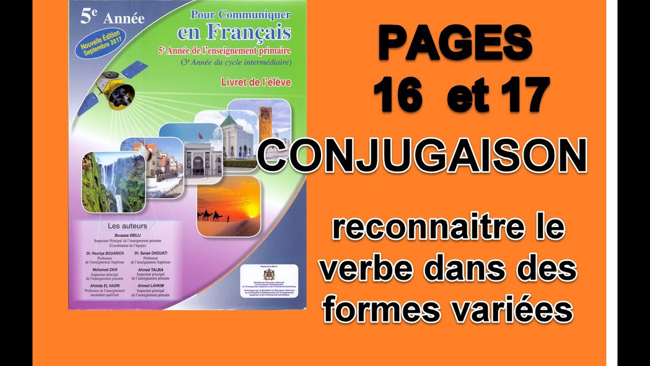 pour communiquer en francais conjugaison reconnaitre le verbe dans des ...