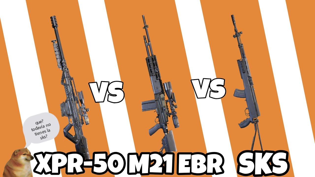 XPR-50 ve M21 vs SKS | cuál es mejor? | - YouTube
